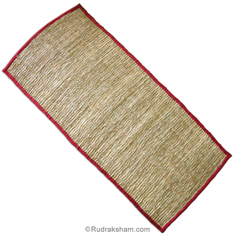 Kusha Mat / Puja Asana / Darbha Aasana / Hand made Kusha Grass Aasana ...